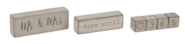 Wedding Countdown Block Calendar – Busy Bee Boutique